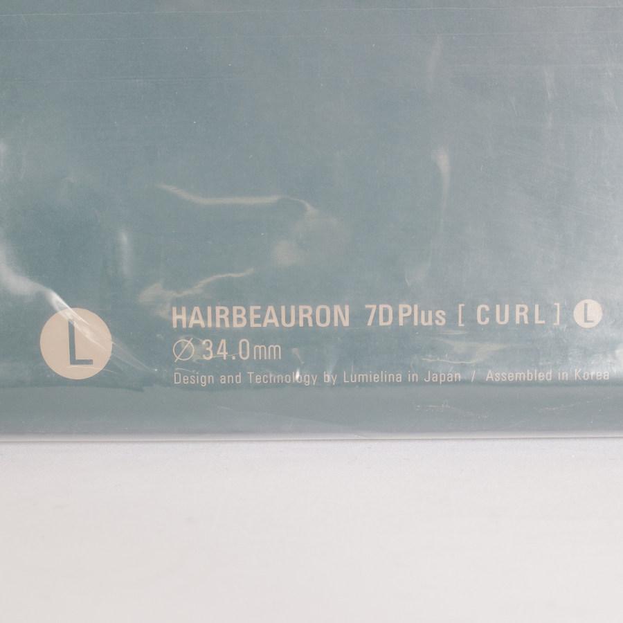 ボーナスストア+5％【新品未開封】ヘアビューロン 7D Plus カール L-type 34.0mm HBRCL7D-L-JP バイオプログラミング ヘアアイロン リュミエリーナ 本体 : リ ...