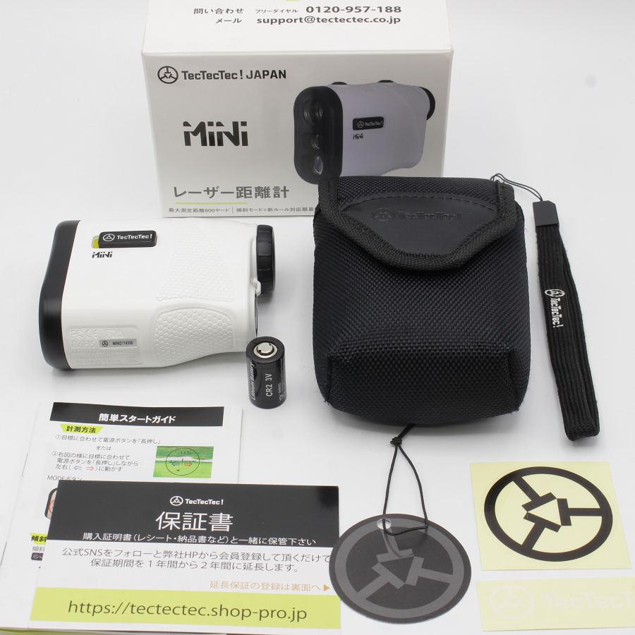 ボーナスストア+5％【美品】 TecTecTec Mini ホワイト ゴルフ用レーザー距離計 テックテックテック ミニ 本体 : リファン Yahoo!ショップ - 通販 - Yahoo!ショッピング