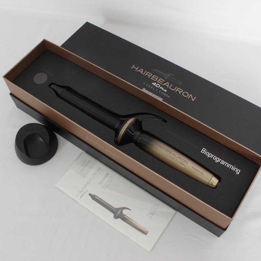 ボーナスストア+5％【美品】ヘアビューロン 4D Plus カール S-type 26.5mm HBRCL4D-GS-JP バイオプログラミング ヘアアイロン リュミエリーナ コテ 本体 ...