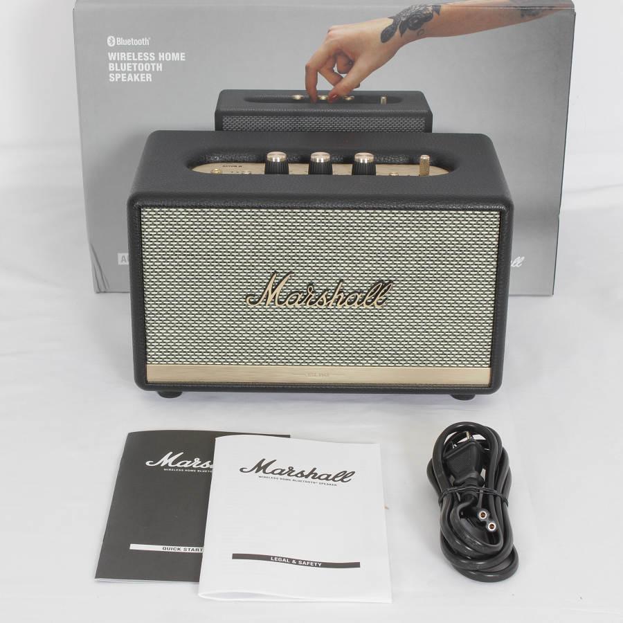 ボーナスストア+5％【美品】Marshall Acton II ブラック ZMS-1001900 ワイヤレススピーカー Bluetooth マーシャル アクトン 本体 : リファン Yahoo ...