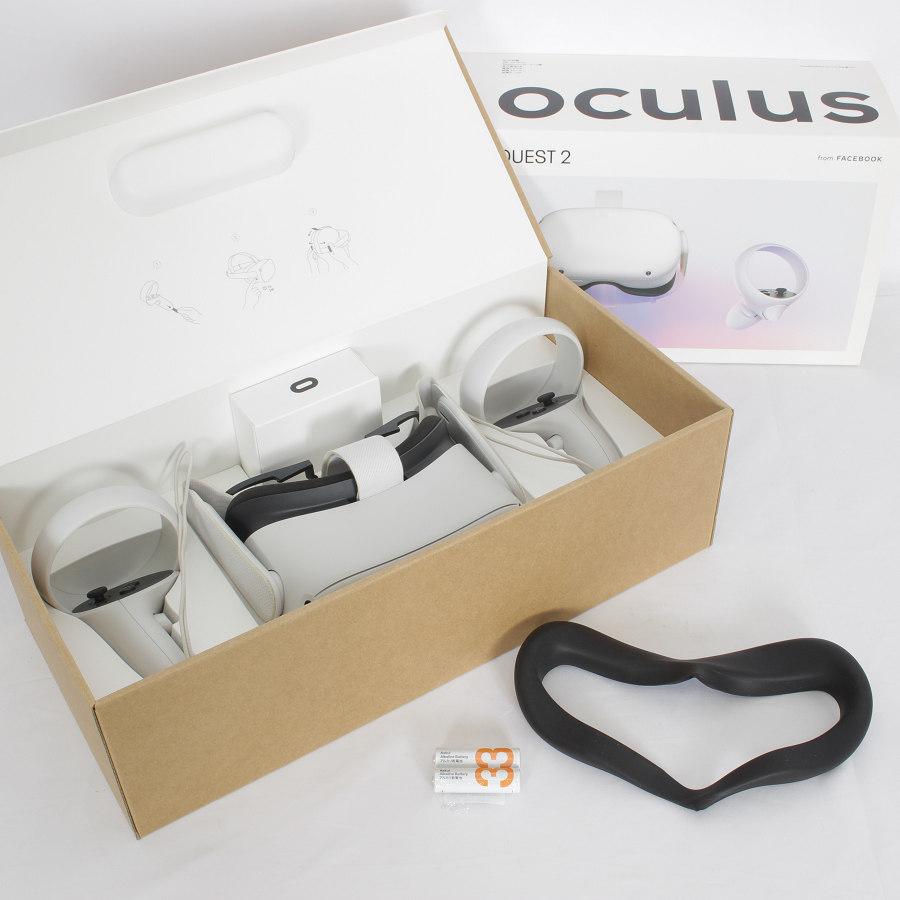 【ボーナスストア+5％】Oculus Quest2 64GB VR ヘッドマウントディスプレイ ヘッドセット オキュラスクエスト2 301-00352-01 メタ Meta 本体 : リファン ...
