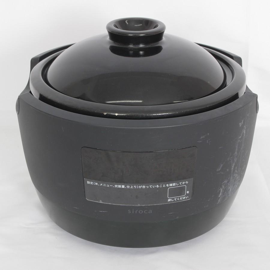 【ボーナスストア+5％】シロカ かまどさん電気 SR-E111 全自動炊飯土鍋 ブラック 炊飯器 長谷園 siroca 本体 : リファン Yahoo!ショップ - 通販 - Yahoo!ショッピング