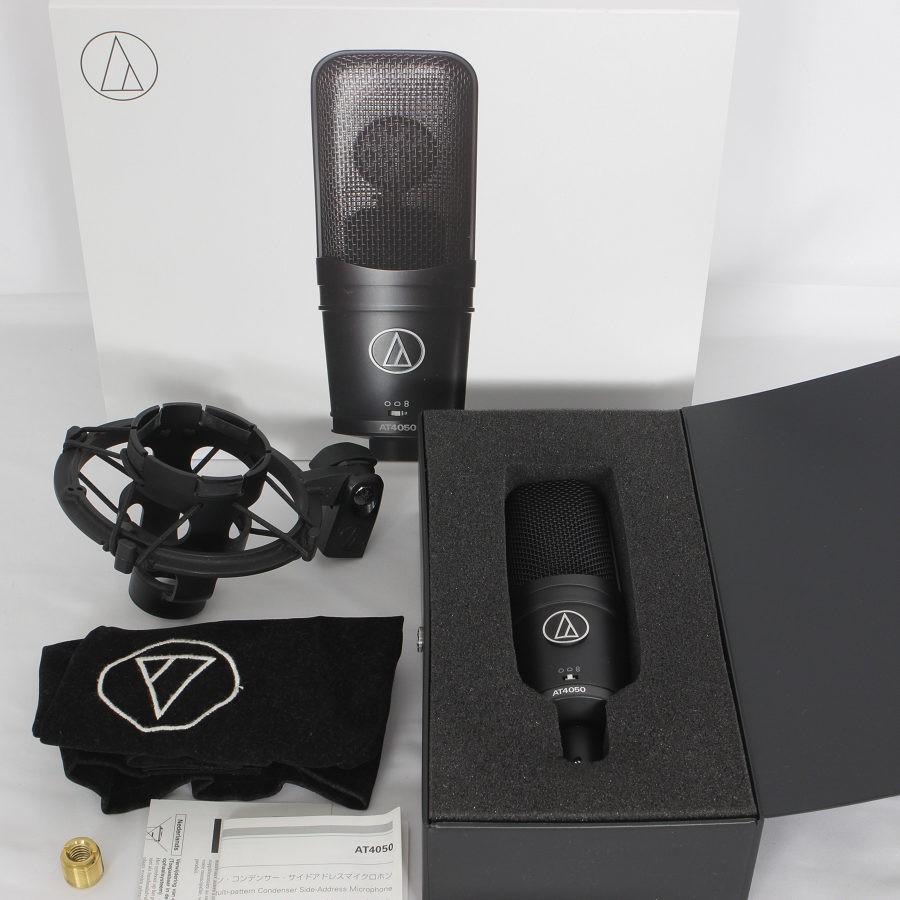ボーナスストア+5％【美品】Audio-Technica AT4050 コンデンサーマイク カーディオイドコンデンサーサイドアドレス ...