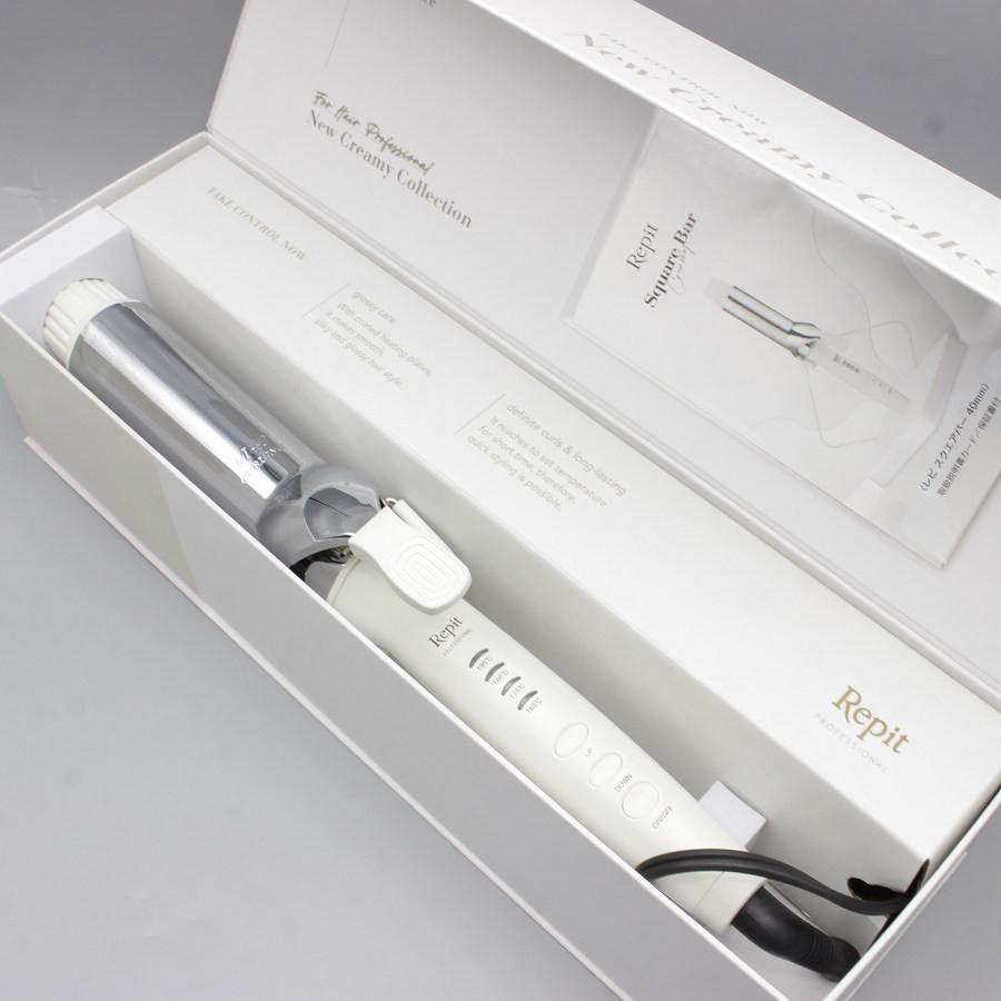 【ボーナスストア+5％】クレイツ レピ スクエアバー CSB-AG40W 40mm カール ヘアアイロン CREATE Repit 本体 ...