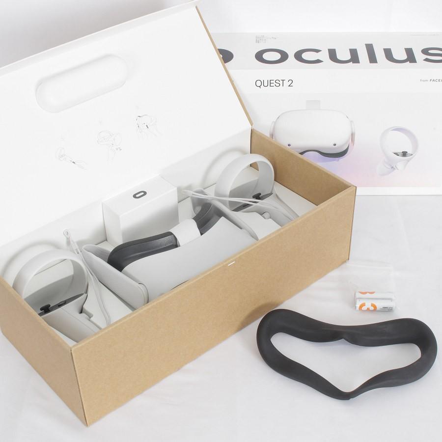 【ボーナスストア+5％】Oculus Quest2 128GB VR ヘッドマウントディスプレイ ヘッドセット オキュラスクエスト2 899-00183-02 Meta メタ 本体 : リ ...