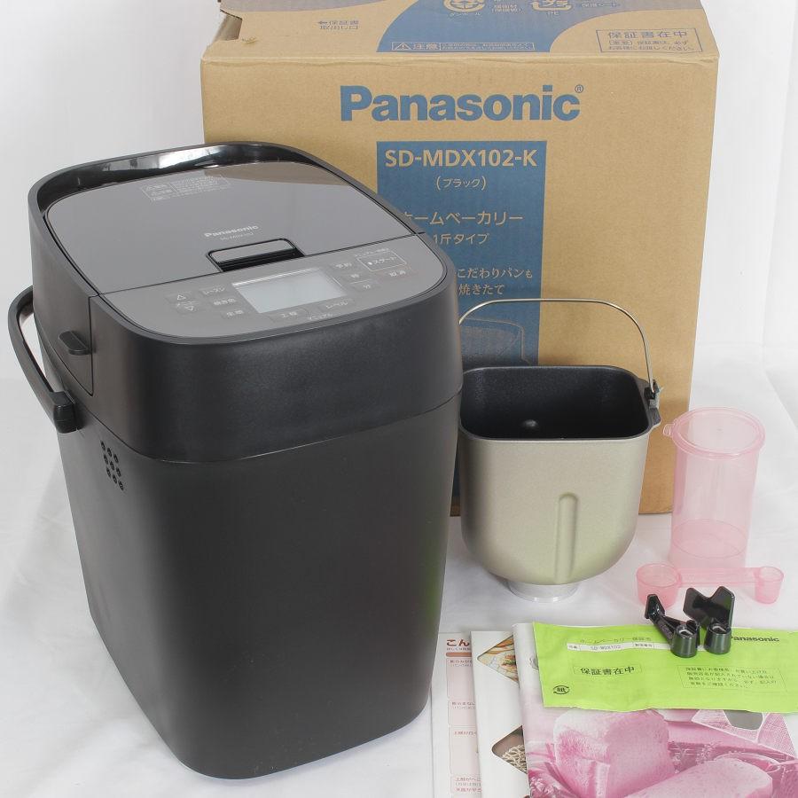 ボーナスストア+5％【美品】パナソニック ホームベーカリー SD-MDX102-K 1斤タイプ ブラック Panasonic 本体 : 037892 : リファン Yahoo!ショップ ...