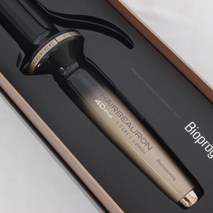 ボーナスストア+5％【新品】ヘアビューロン 4D Plus カール L-type 34.0mm HBRCL4D-GL-JP バイオプログラミング ヘアアイロン コテ 本体 : リファン ...