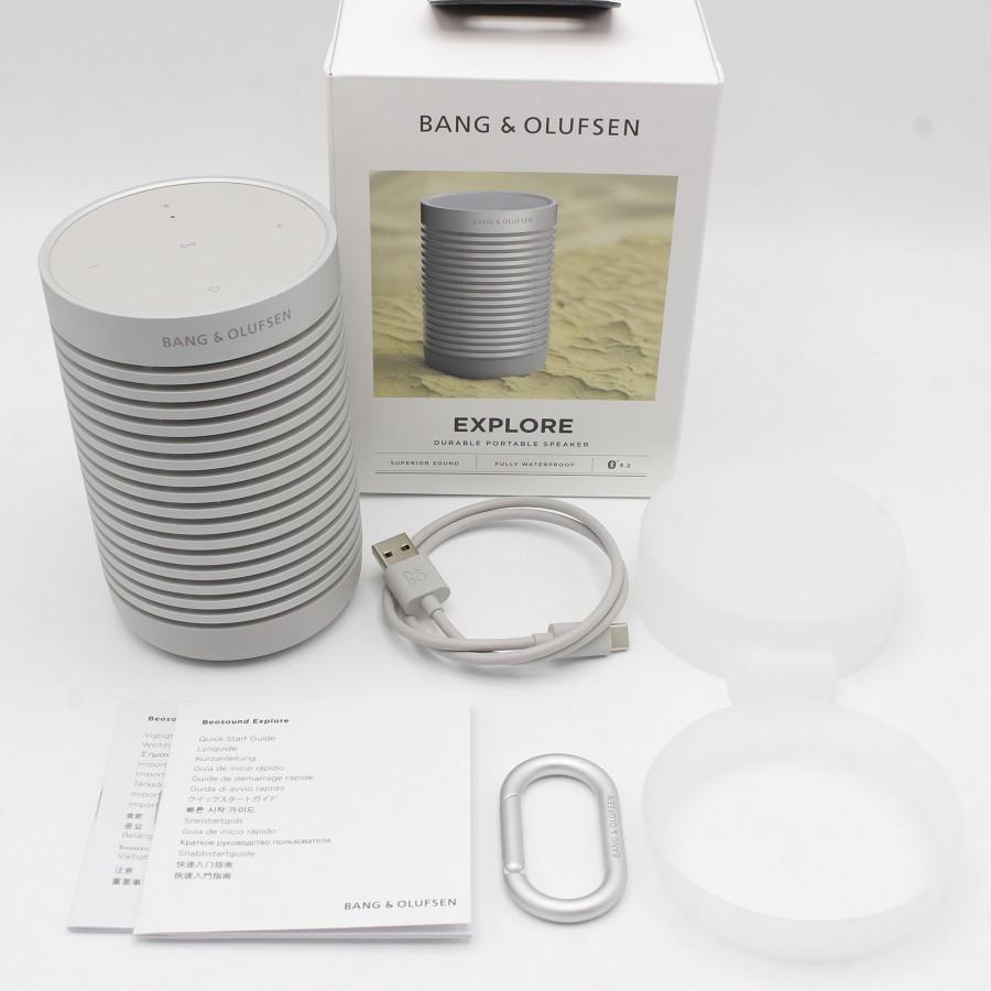 【ボーナスストア+5％】Bang & Olufsen Beosound Explore Grey Mist ポータブルBluetooth ...
