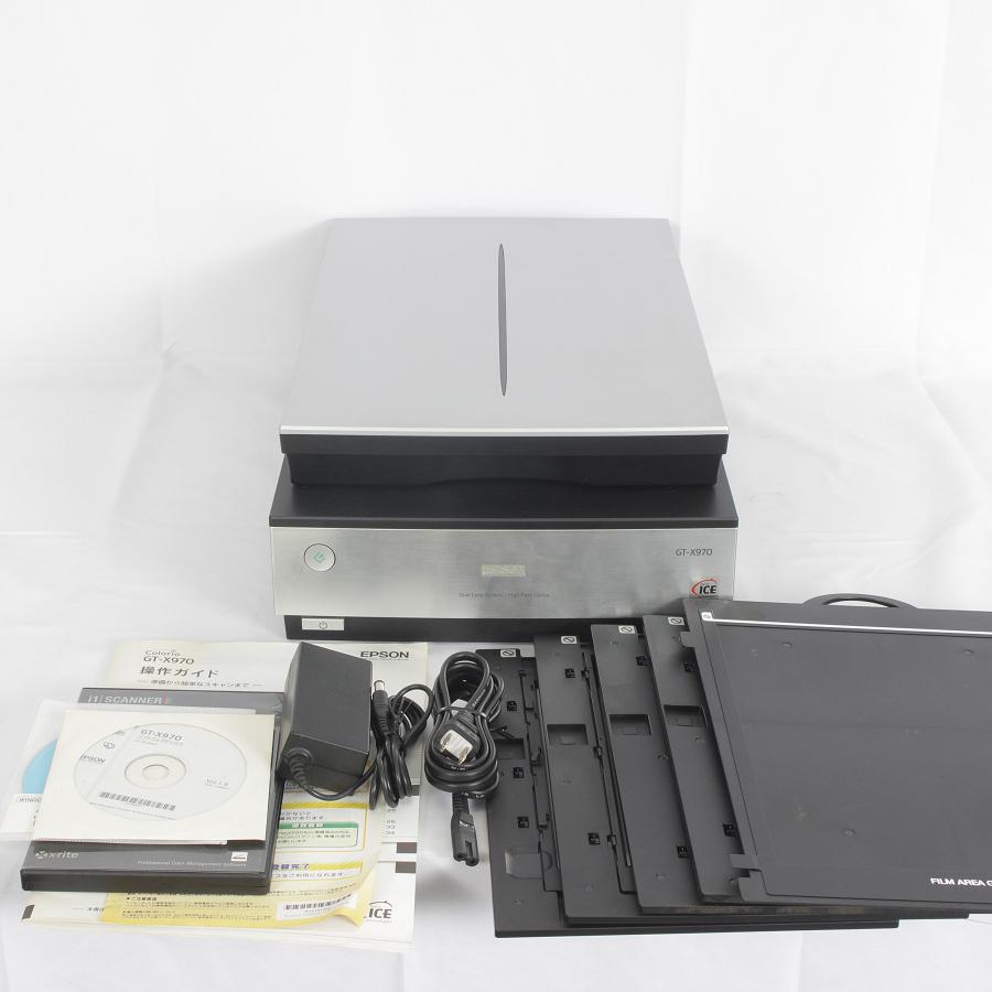 【ボーナスストア+5％】エプソン カラリオ フラットベッドスキャナー GT-X970 フィルムスキャン搭載モデル 6400dpi A4対応 ...