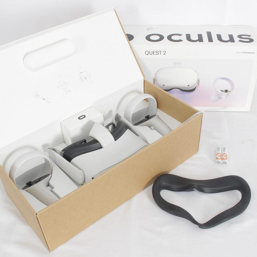 【ボーナスストア+5％】Oculus Quest2 64GB VR ヘッドマウントディスプレイ ヘッドセット オキュラスクエスト2 301-00352-01 メタ 本体 :038980:リ ...
