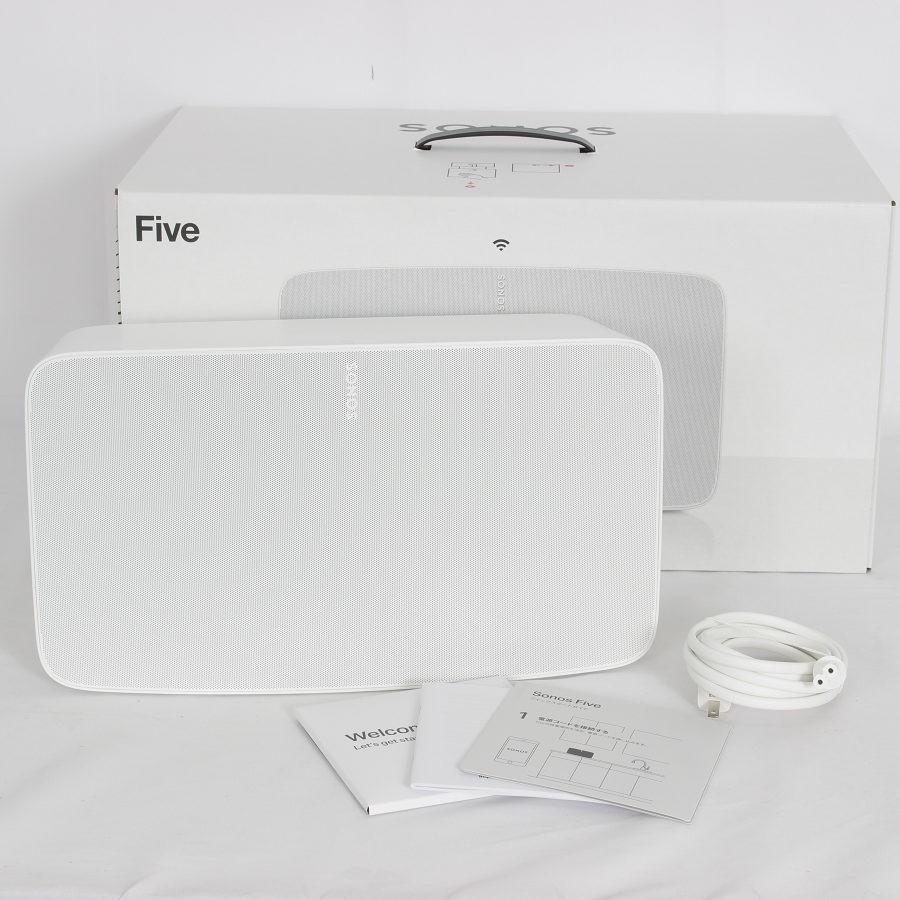 ボーナスストア+5％【美品】Sonos Five FIVE1JP1 ホワイト ワイヤレススピーカー AirPlay2対応 ソノス 本体 : リファン Yahoo!ショップ - 通販 ...