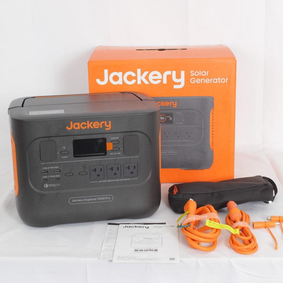 ボーナスストア+5％【美品】Jackery 1000 Pro ポータブル電源 JE-1000B 大容量 1002Wh 蓄電池 非常用電源 ジャクリ 本体 : リファン Yahoo!ショップ ...