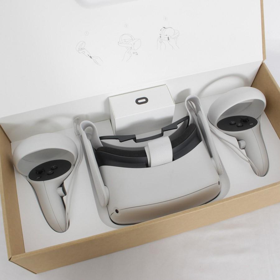 ボーナスストア+5％【美品】Oculus Quest2 64GB VR ヘッドマウントディスプレイ ヘッドセット オキュラスクエスト2 301-00352-01 メタ 本体 : リファン ...