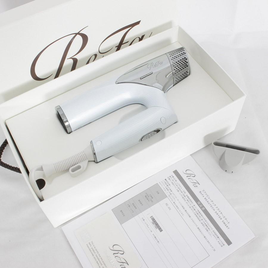 ボーナスストア+5％【美品】MTG ReFa BEAUTECH DRYER SMART RE-AN-02A ホワイト ヘアドライヤー リファビューテック 本体 :040388:リファン ...