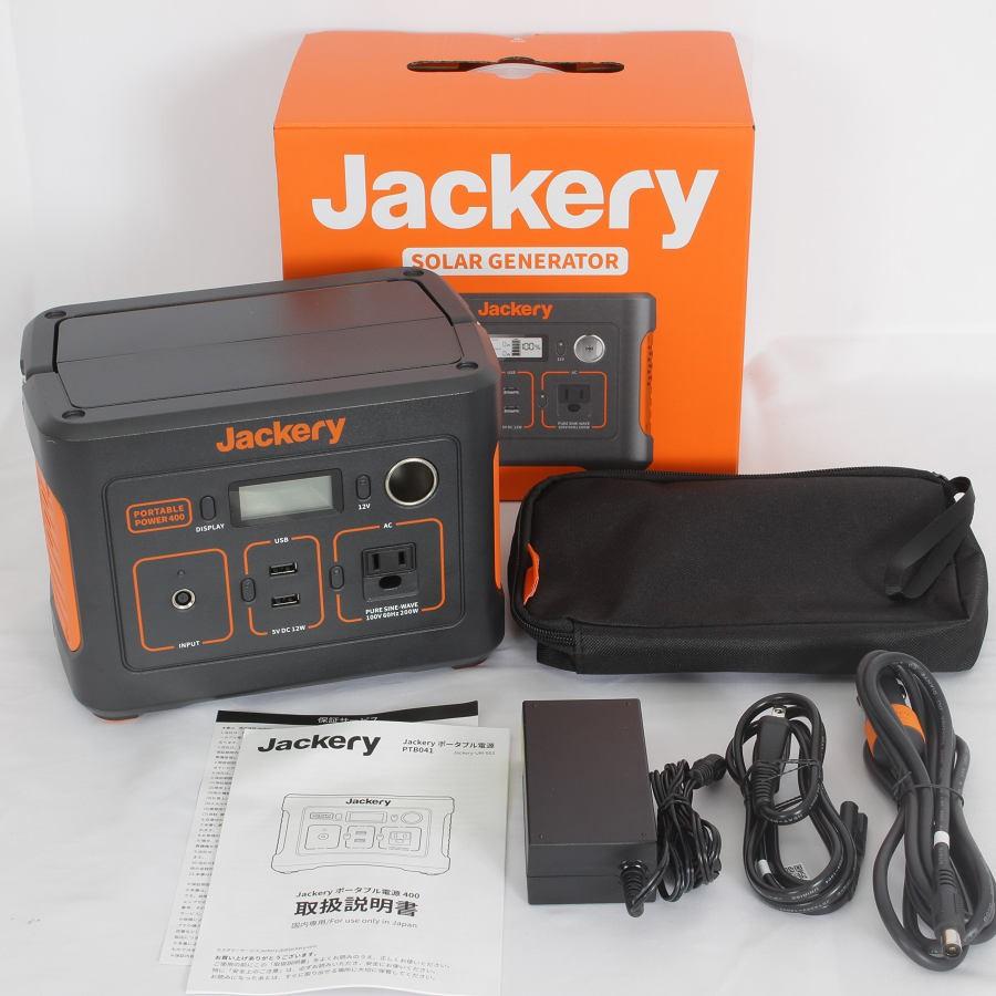 ボーナスストア+5％【美品】Jackery 400 PTB041 大容量 ポータブル電源 112200mAh/400Wh 蓄電池 非常用電源 ジャクリ 本体 : リファン Yahoo!ショップ ...