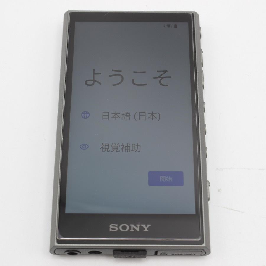 ボーナスストア+5％【美品】SONY WALKMAN NW-A306-H 32GB グレー A300シリーズ ハイレゾ音源対応 Android 12搭載 ソニー ウォークマン 本体 : リ ...