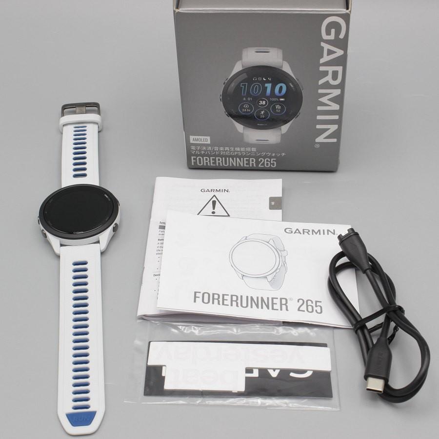 ボーナスストア+5％【美品】GARMIN Forerunner 265 Music 010-02810-41 スマートウォッチ ガーミン ...