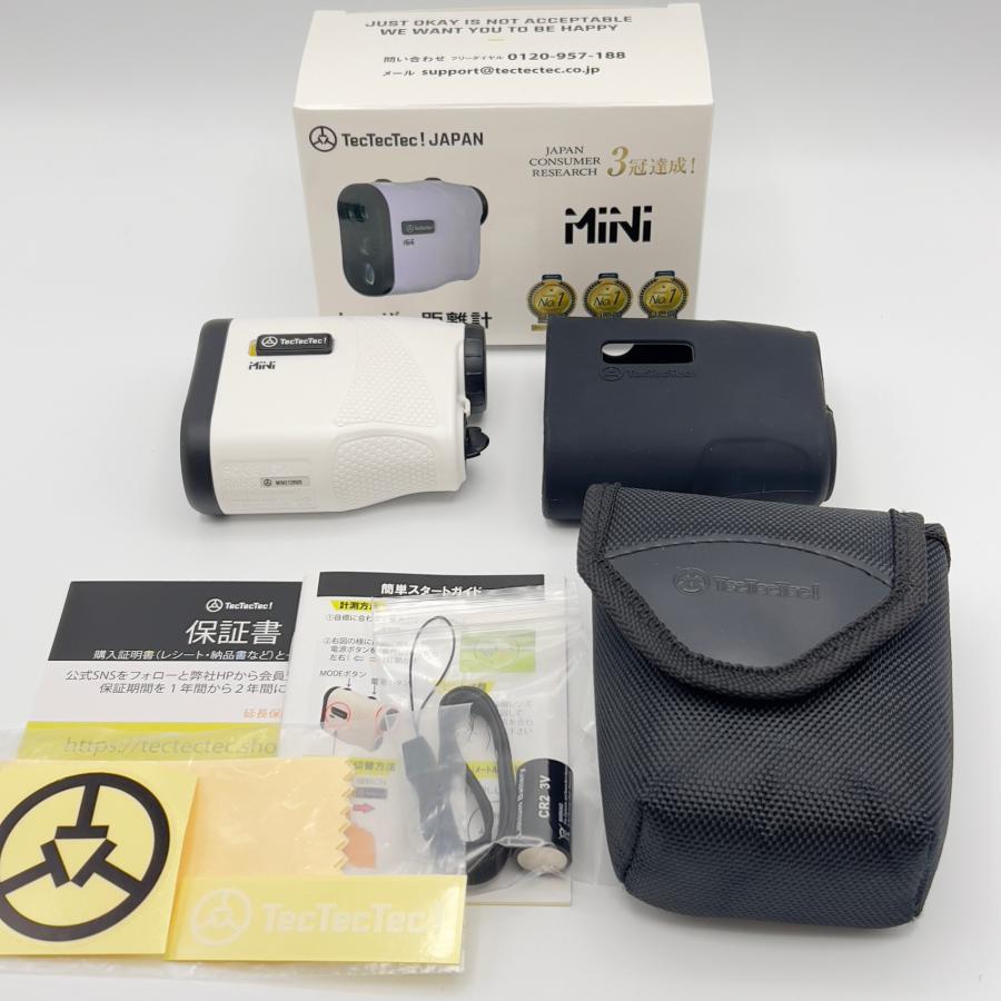 ボーナスストア+5％【美品】TecTecTec Mini ホワイト ゴルフ用レーザー距離計 テックテックテック ミニ 本体 : リファン Yahoo!ショップ - 通販 - Yahoo!ショッピング