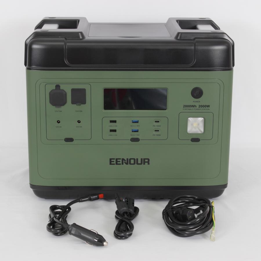ボーナスストア+5％【美品】EENOUR P2001 ポータブル電源 大容量 2000Wh/625600mAh イーノウ 本体 : リファン Yahoo!ショップ - 通販 - Yahoo ...