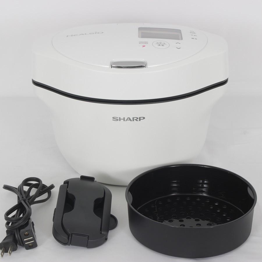 【ボーナスストア+5％】シャープ ヘルシオ ホットクック KN-HW16G-W ホワイト系 1.6L 水なし自動調理鍋 HEALSIO 電気圧力鍋 SHARP 本体 : 044201 : リ ...