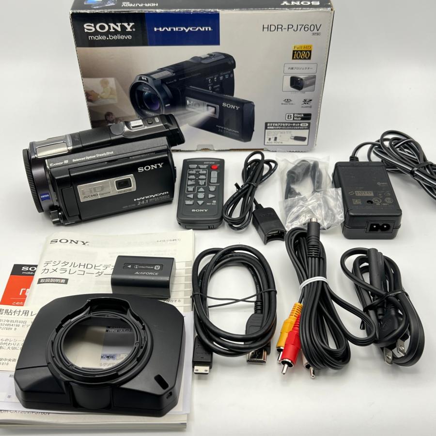 【ボーナスストア+5％】SONY HDR-PJ760V ブラック 614万画素 ハンディカメラ フルハイビジョン ソニー 本体 : リファン ...