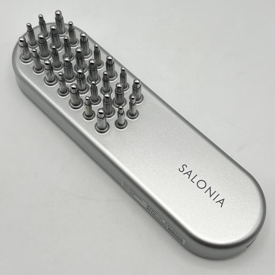 【ボーナスストア+5％】SALONIA SAL22206SL EMS 充電式ハリ美容ブラシ 美顔器 サロニア 本体 : 044723 : リ ...