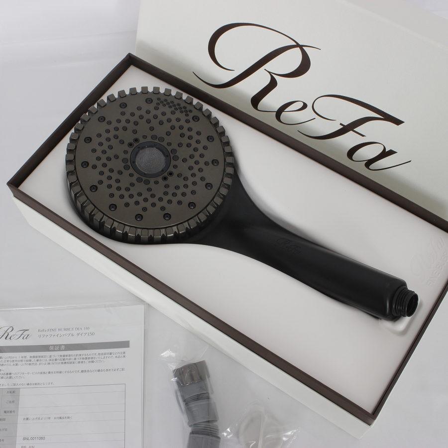 【ボーナスストア+5％】MTG ReFa FINE BUBBLE DIA 150 RS-AN-36C ブラック シャワーヘッド リファ ファインバブル ダイア 本体 : 044839 : リ ...