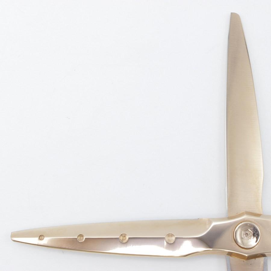 ボーナスストア+5％【美品】ハヤシシザース HYS-MAX67-KRETER-αH-6.0 MARK-IV ピンクゴールド カットシザー 6インチ 両剣刃 3Dハンドル : リファン ...