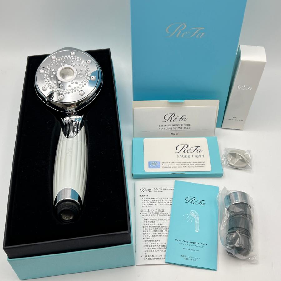 【ボーナスストア+5％】MTG ReFa FINE BUBBLE PURE RS-AM-02B ホワイト シャワーヘッド リファファインバブルピュア 本体 : 044946 : リファン ...