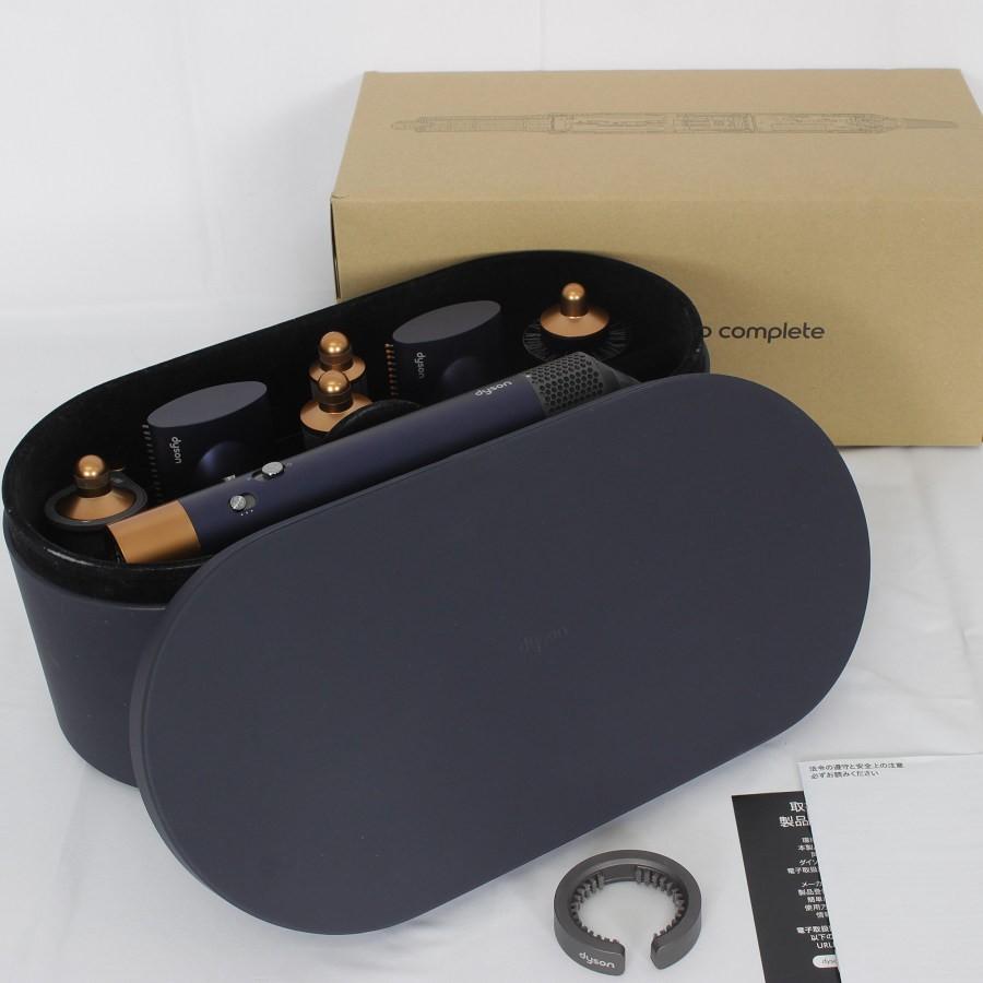 ボーナスストア+5％【美品】Dyson Airwrap Complete HS05 COMP DBBC ダークブルー/コッパー ダイソン エア ...