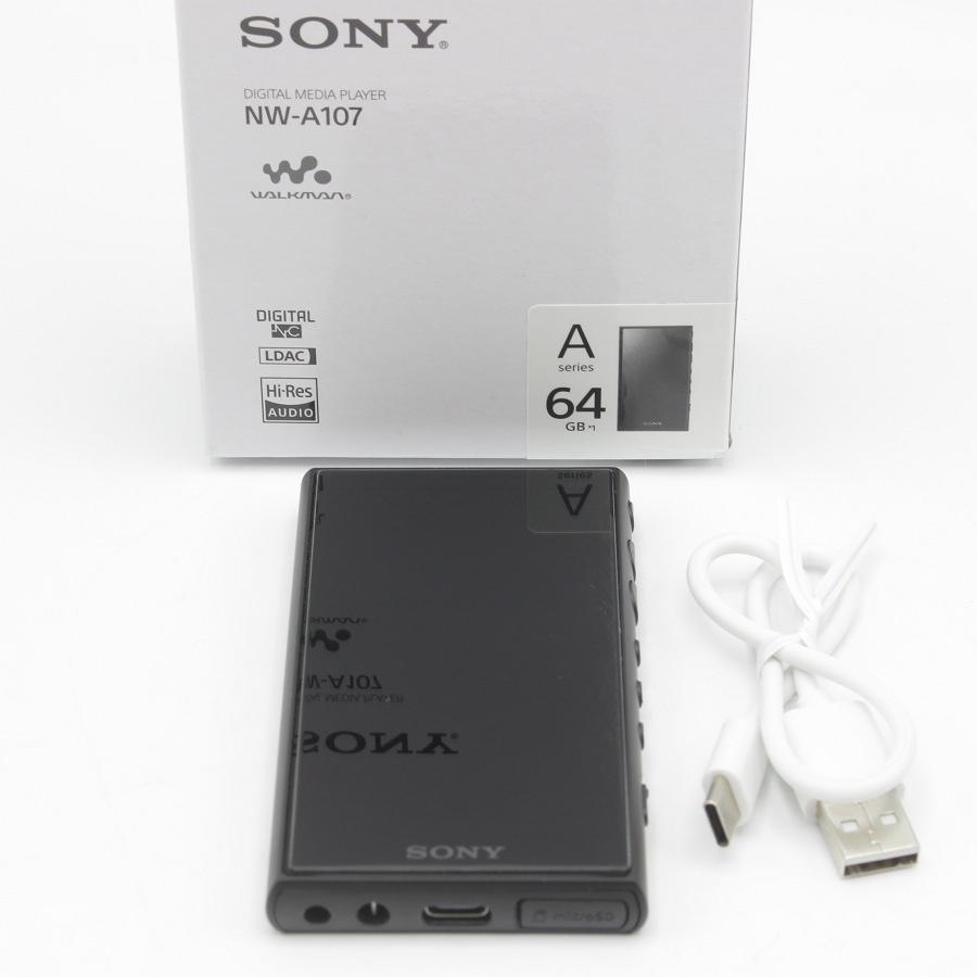 ボーナスストア+5％【美品】SONY WALKMAN NW-A107-BM 64GB ハイレゾ音源対応 ポータブルオーディオプレーヤー ブラック ウォークマン ソニー 本体 : リファン ...