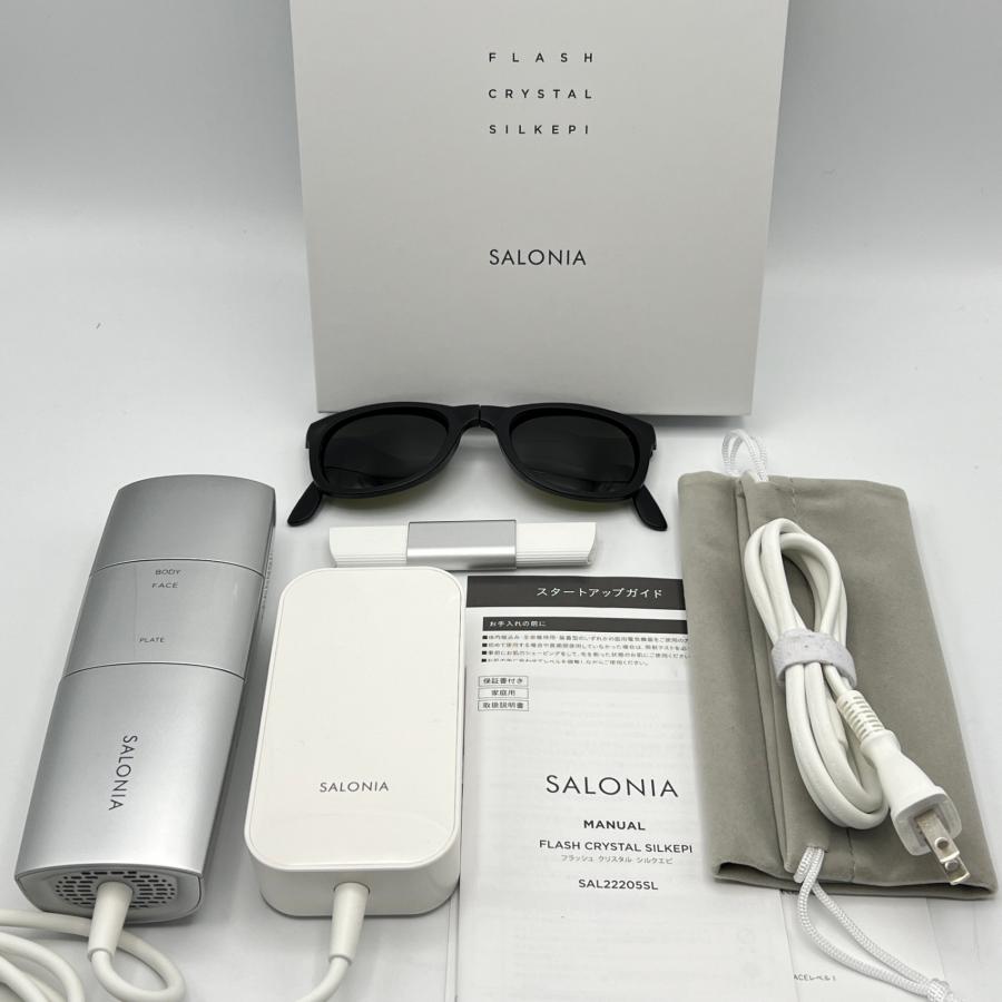 ボーナスストア+5％【美品】SALONIA フラッシュ クリスタル シルクエピ SAL22205SL 脱毛器 光美容器 サロニア 本体 : リファン Yahoo!ショップ - 通販 ...