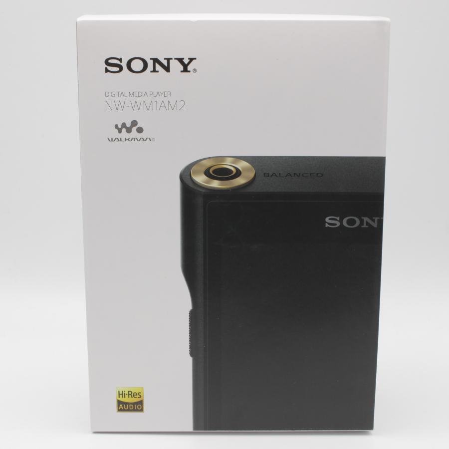 ボーナスストア+5％【美品】SONY WALKMAN NW-WM1AM2 128GB ブラック ポータブルオーディオプレーヤー ソニー メモリーオーディオ ウォークマン WM1シリーズ 本体 ...