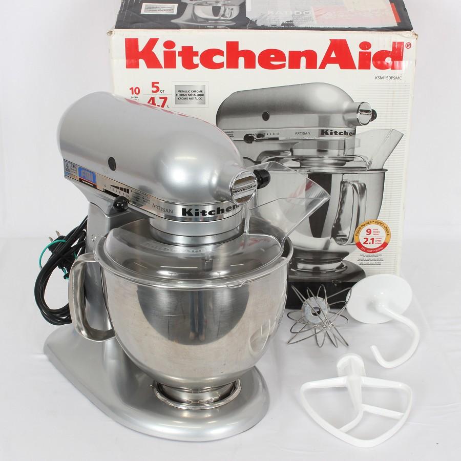 【ボーナスストア+5％】キッチンエイド アルチザン KSM150MC メタリッククローム スタンドミキサー KitchenAid Artisan 本体 : リファン Yahoo!ショップ ...