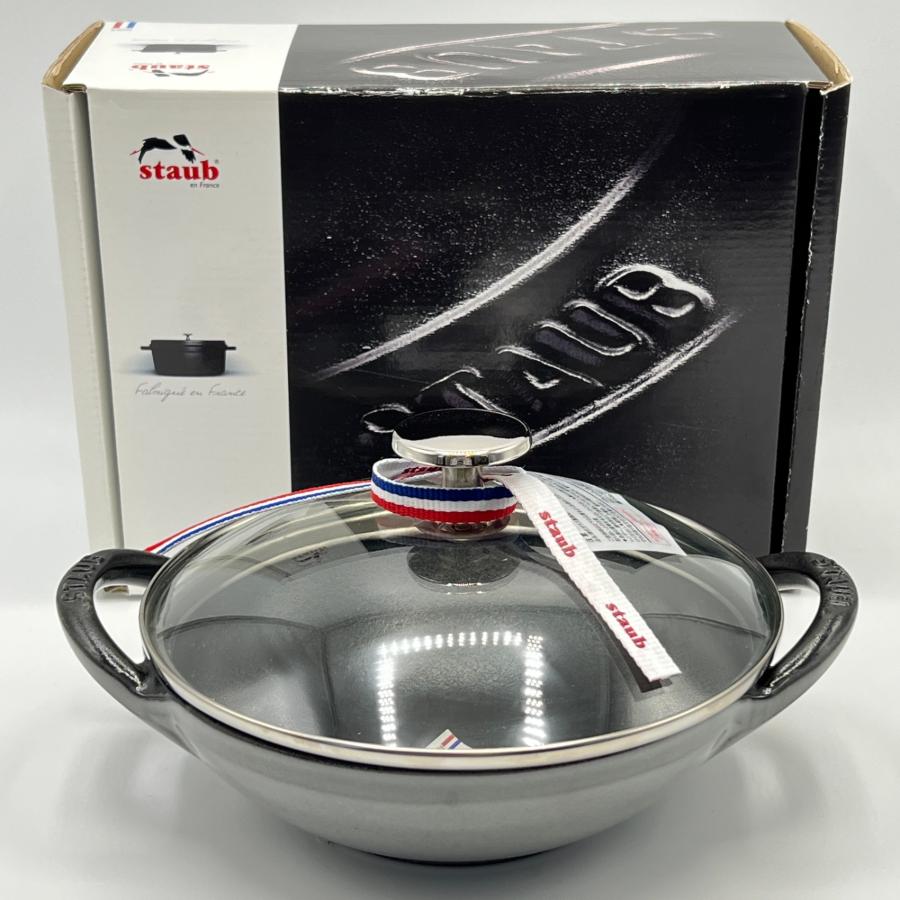 ボーナスストア+5％【新品】ストウブ ベビーウォック 40511-302 16cm グレー ホーロー 両手鍋 STAUB 本体 : リファン Yahoo!ショップ - 通販 - Yahoo ...