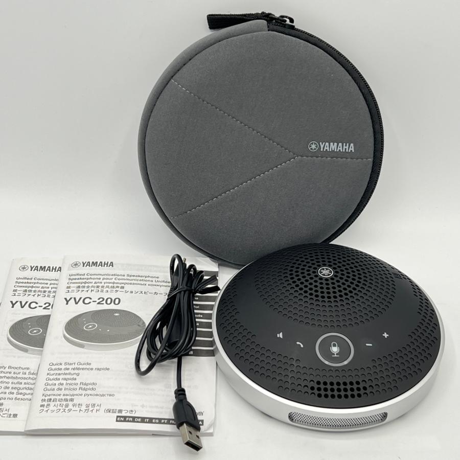 ボーナスストア+5％【美品】ヤマハ YVC-200B ブラック ユニファイドコミュニケーション スピーカーフォン マイクスピーカー YAMAHA 本体 : リファン Yahoo!ショップ ...