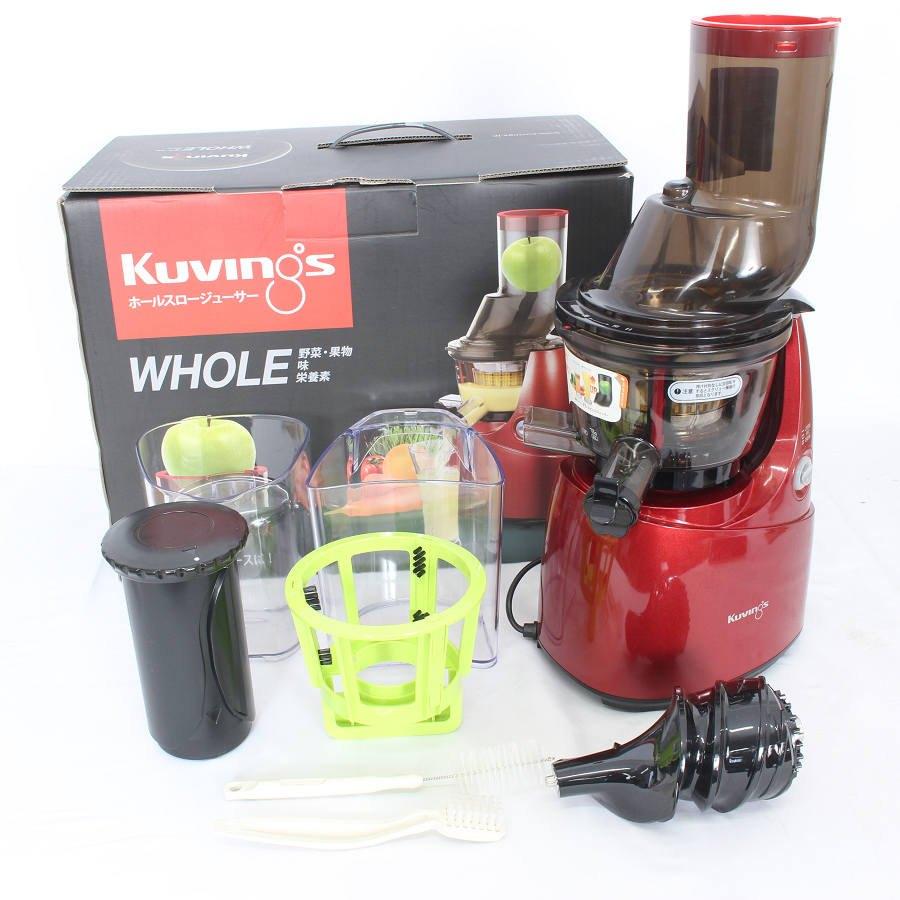 ボーナスストア+5％【美品】クビンス ホールスロージューサー JSG-641M レッド ミキサー KUVINGS 本体 : リファン Yahoo!ショップ - 通販 - Yahoo!ショッピング