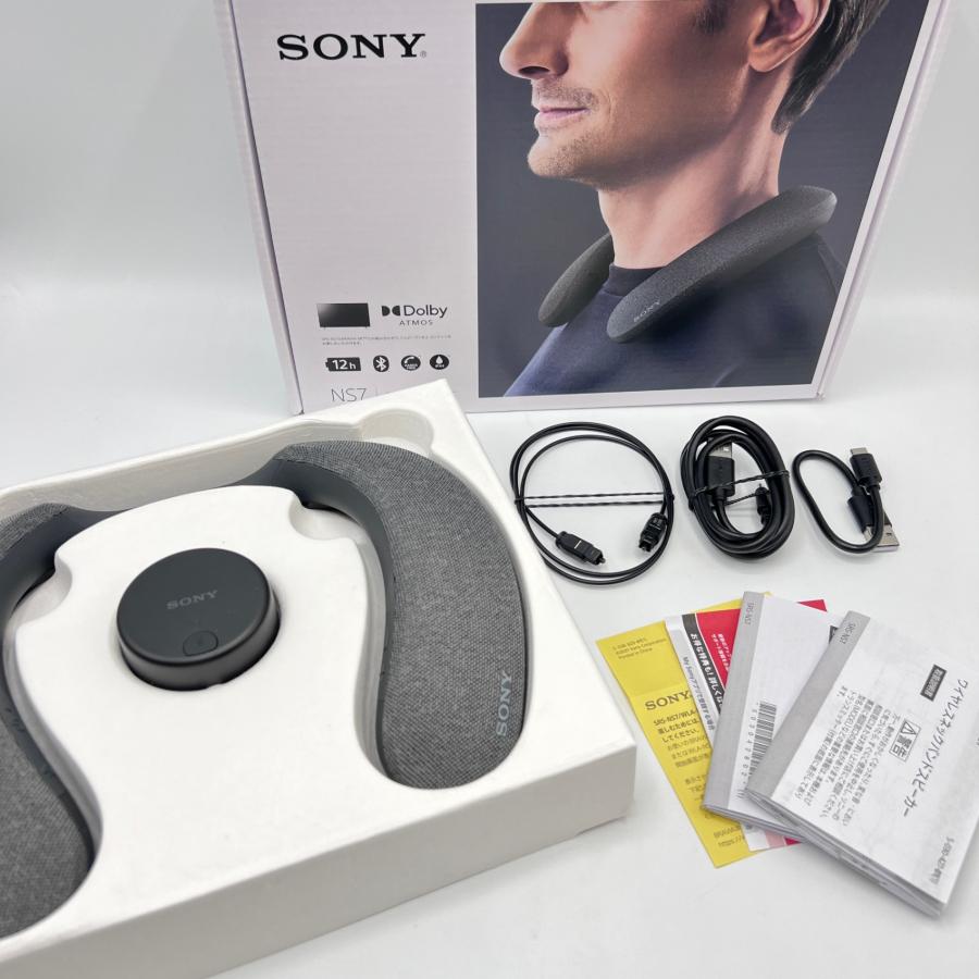 ボーナスストア+5％【美品】SONY ワイヤレスネックバンドスピーカー SRS-NS7-HC チャコールグレー ソニー 本体 : リファン Yahoo!ショップ - 通販 - Yahoo!ショッピング