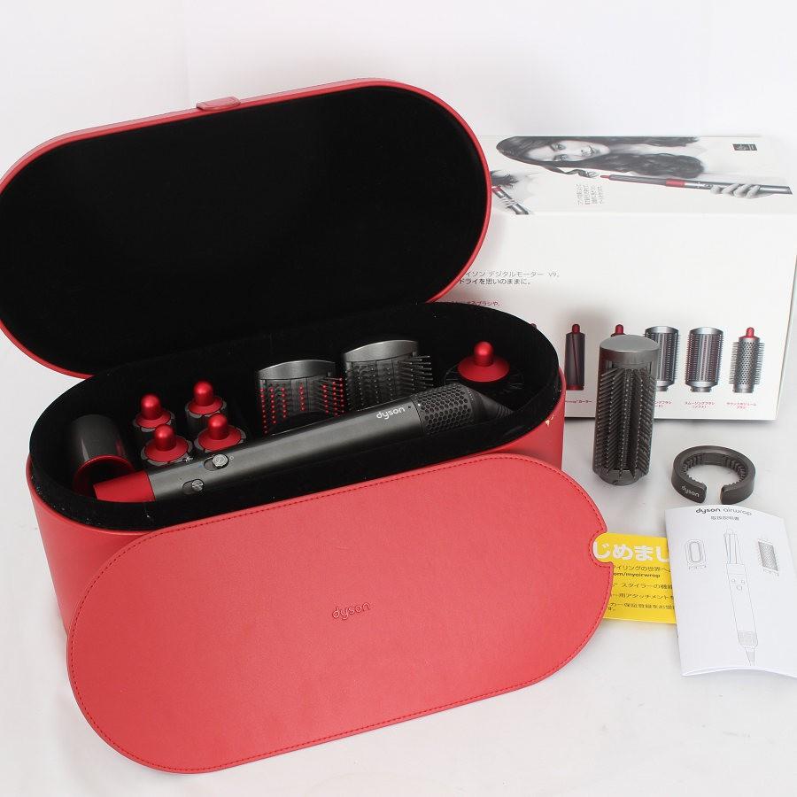 【ボーナスストア+5％】Dyson Airwrap Complete HS01 COMP RN ニッケル/レッド ハードスモールブラシ付き エアラップ ヘアスタイラー ダイソン 本体 : リ ...