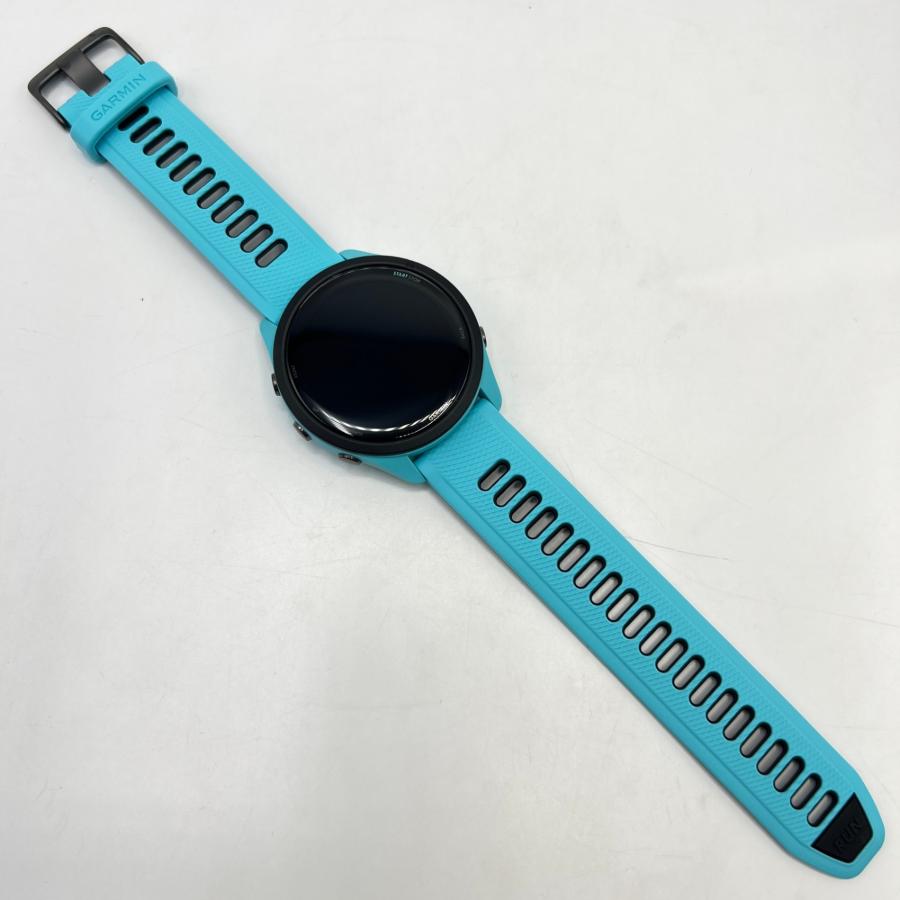 ボーナスストア+5％【美品】GARMIN Forerunner 265 Music Aqua 010-02810-42 スマートウォッチ フォアランナー ガーミン 本体 : リファン ...