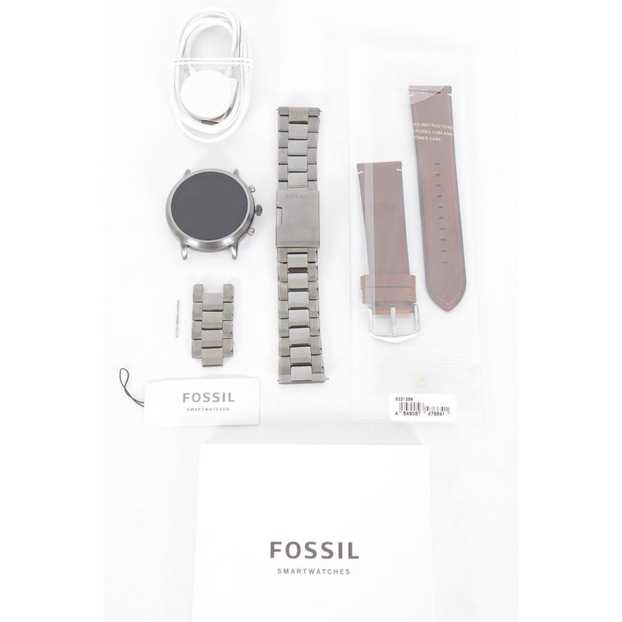 FOSSIL 【美品】FOSSIL CARLYLE HR ジェネレーション5 FTW4024 新品替えバンド付き スマートウォッチ : リ ...