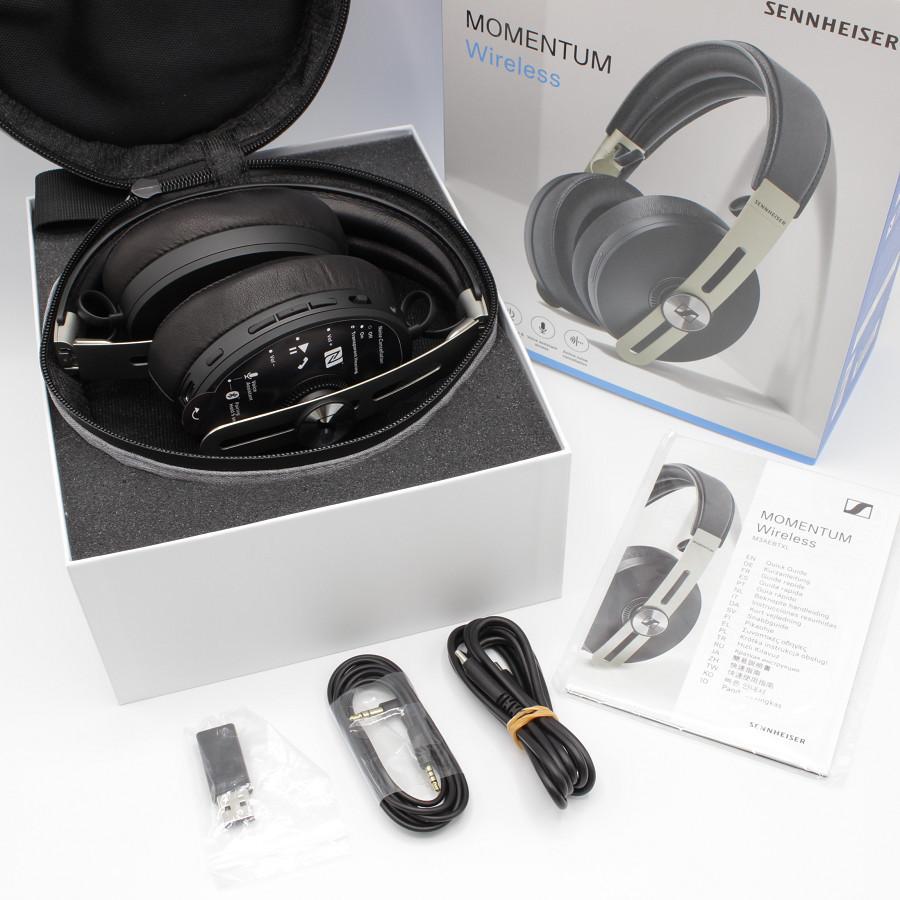 SENNHEISER 【美品】SENNHEISER MOMENTUM Wireless M3AEBTXL ブラック ノイズキャンセリング ヘッドホン モメンタム ゼンハイザー : リファン ...