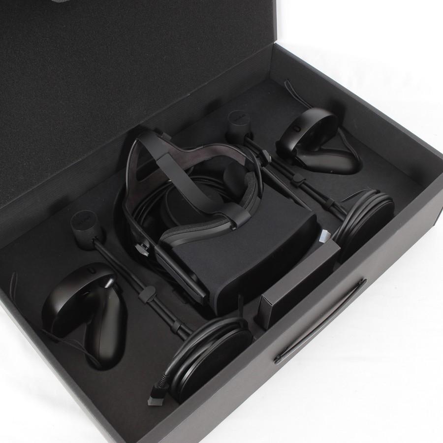 【美品】Oculus Rift CV1 Touchコントローラー同梱版 VR ヘッドマウントディスプレイ ヘッドセット オキュラスリフト 本体 ...