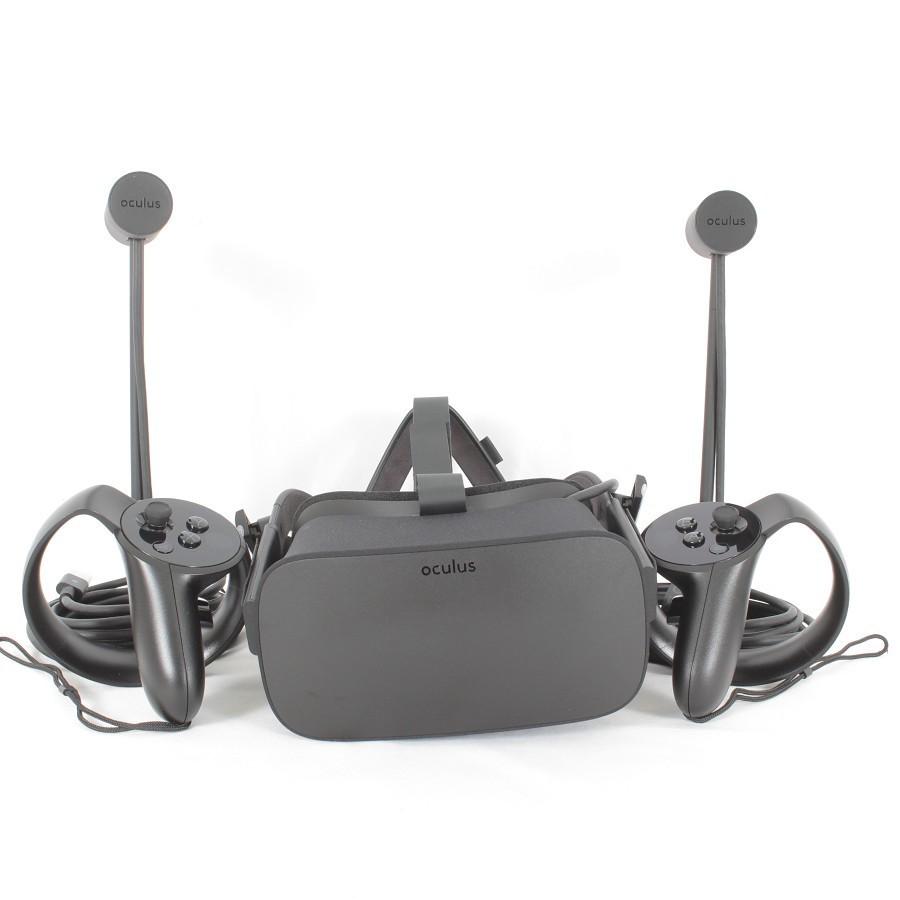 【美品】Oculus Rift CV1 Touchコントローラー同梱版 VR ヘッドマウントディスプレイ ヘッドセット オキュラスリフト 本体 ...