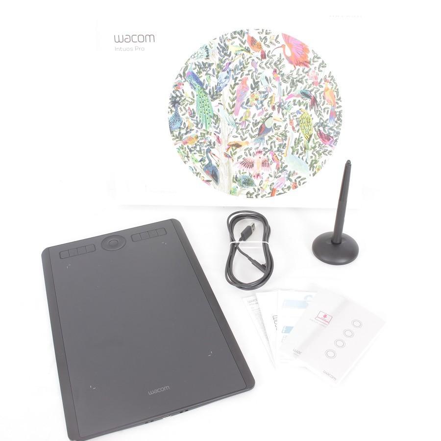 wacom 【美品】Wacom Intuos Pro Medium PTH-660/K0 ペンタブレット ワコム ペンタブ 板タブ 本体 : リファン Yahoo!ショップ - 通販 ...