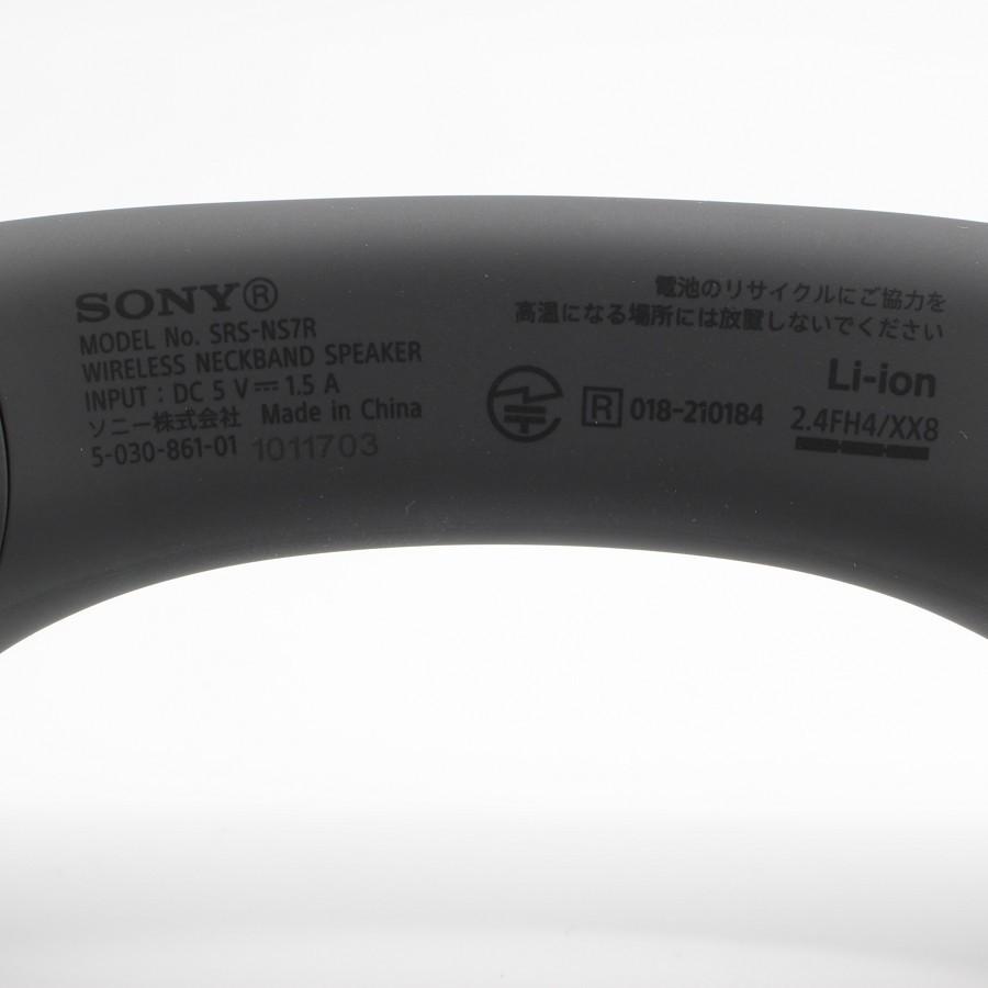 【美品】ソニー ワイヤレスネックバンドスピーカー SRS-NS7/HC チャコールグレー SONY 本体 :19386:リファン Yahoo!ショップ - 通販 - Yahoo!ショッピング