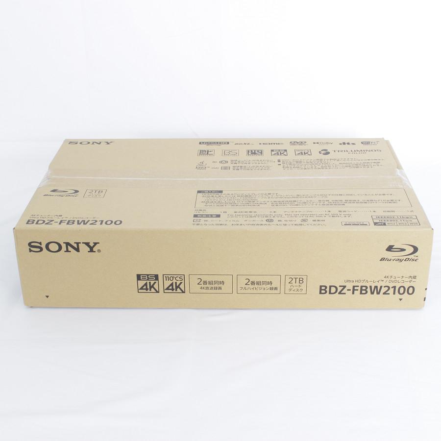 SONY 【新品/未開封】SONY ブルーレイレコーダー BDZ-FBW2100 2TB 2チューナー 4K 2番組同時録画 ソニー 本体 : リファン Yahoo!ショップ - 通販 ...