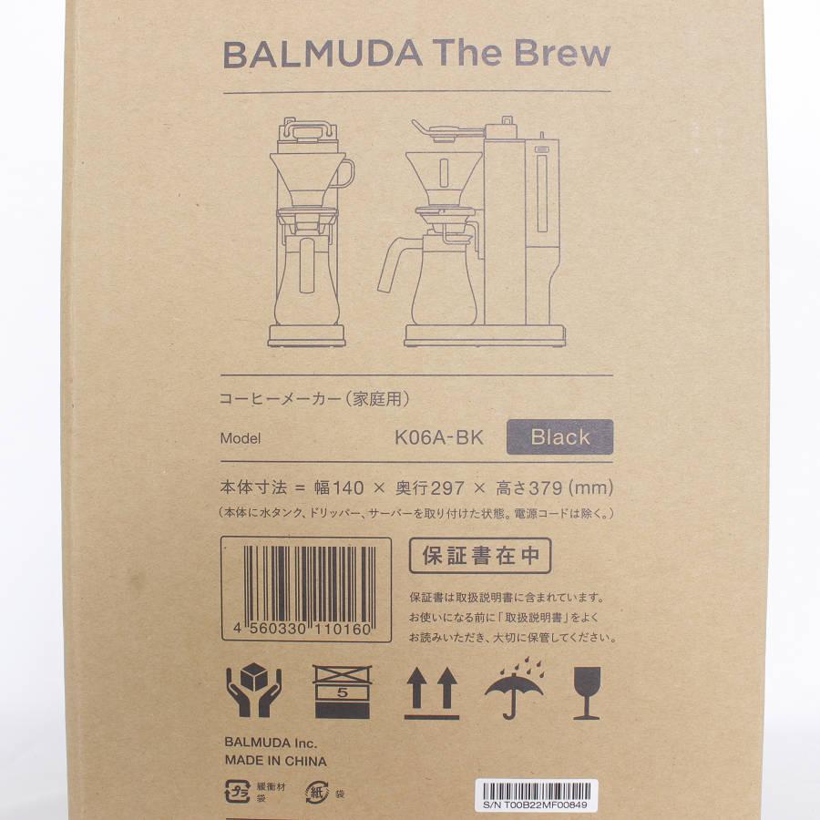 BALMUDA 【新品/未開封】BALMUDA The Brew K06A-BK コーヒーメーカー バルミューダ ザ・ブリュー ブラック 本体 : リファン Yahoo!ショップ - 通販 ...