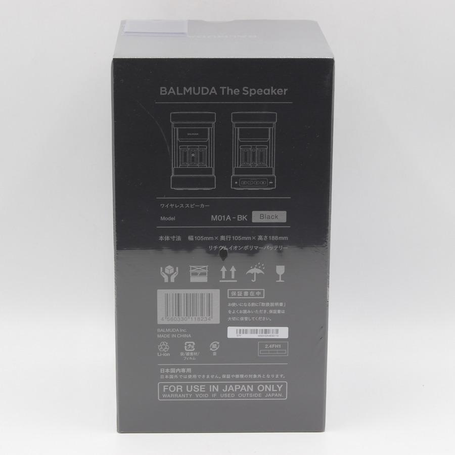 新品未開封】BALMUDA The Speaker M01A-BK バルミューダ ザ 新品未開封】BALMUDA The Speaker M01A-BK バルミューダ ザ