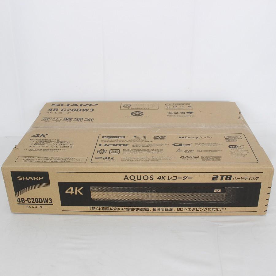 ボーナスストア+5％【新品未開封】シャープ AQUOS 4Kレコーダー 4B-C20DW3 ダブルチューナー 2TB ブルーレイレコーダー SHARP アクオス 本体 : リファン Yahoo ...